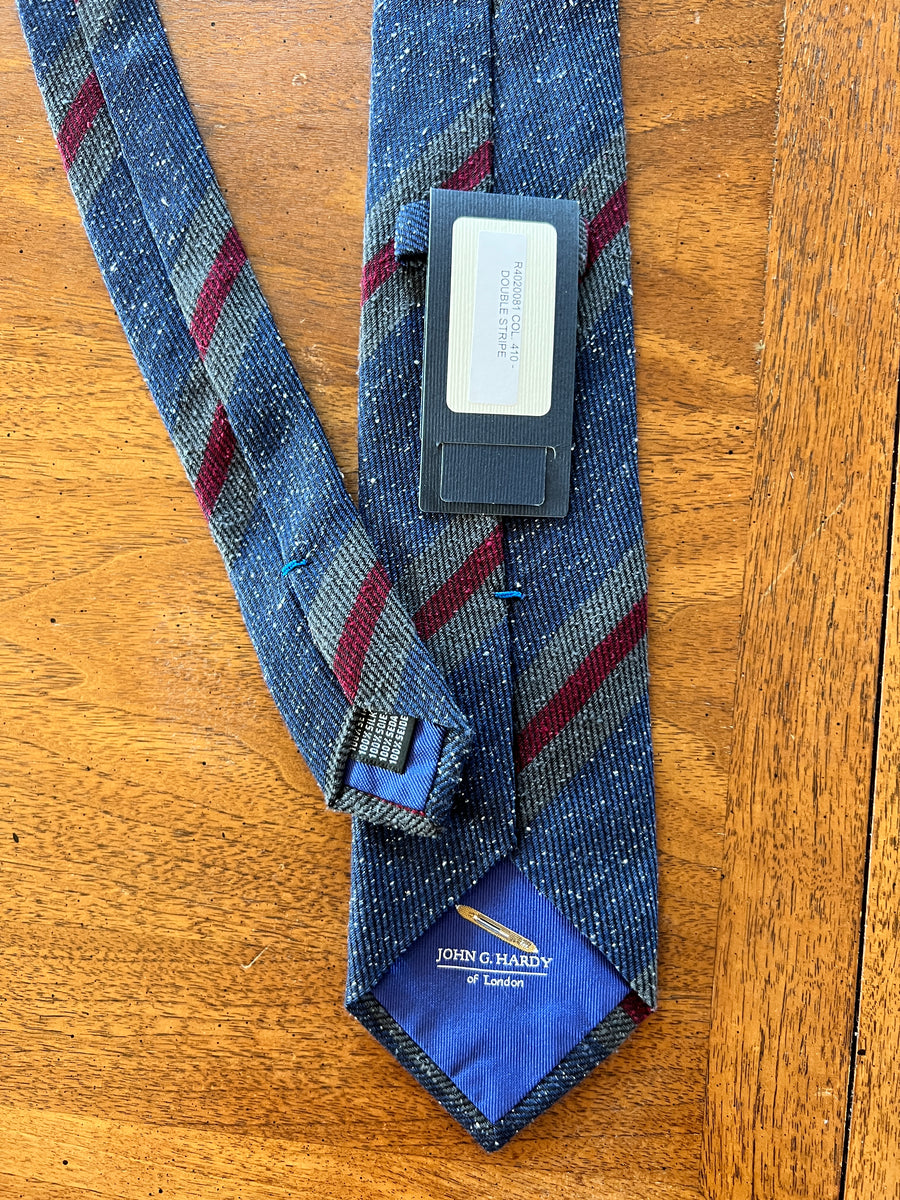 Slubbed Silk Double Stripe – Halcene