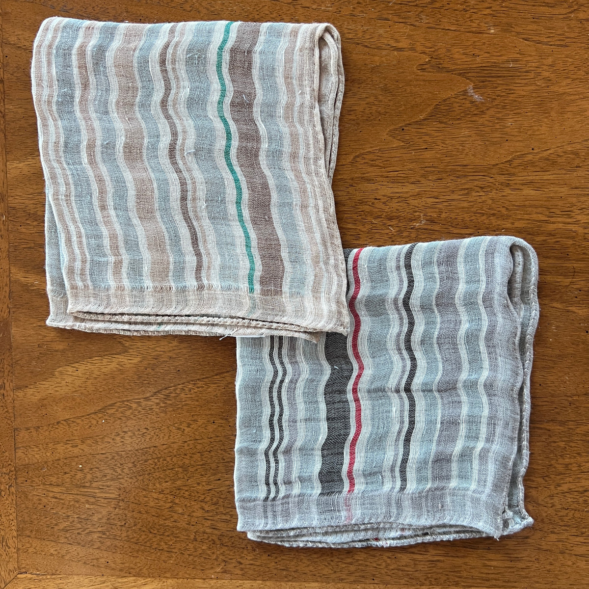 Linen & Silk Wave Stripe – Halcene